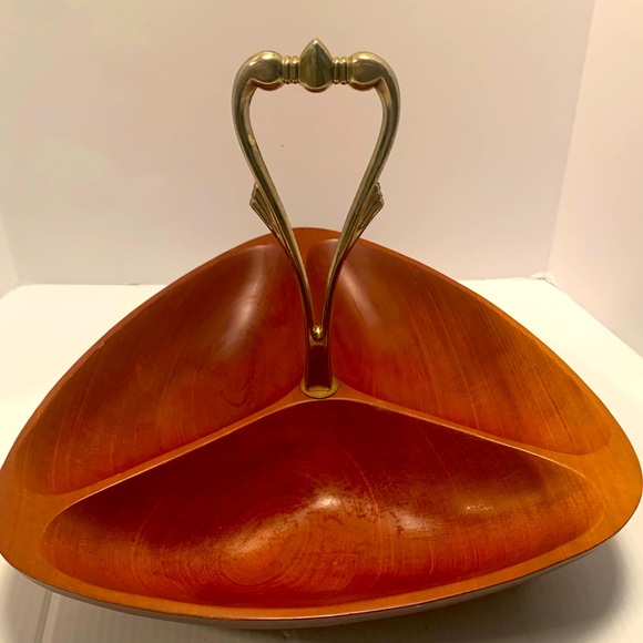 Kromex | Dining | Vintage Kromex Philippine Rosewood Wood Nut Candy ...